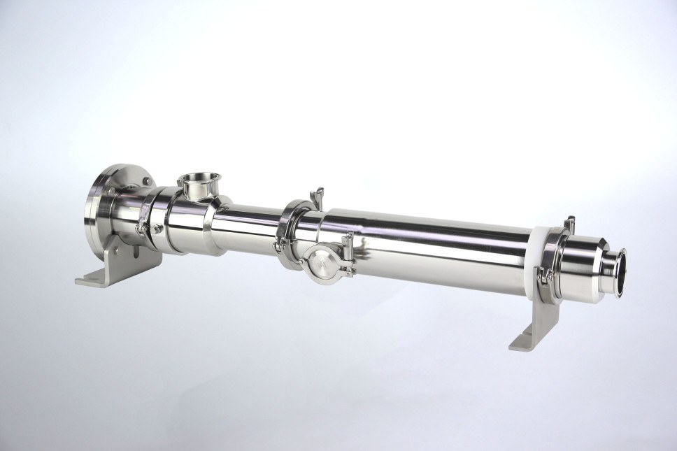 Filling of viscous food + cosmetics in tubular bags - with ViscoTec pumps